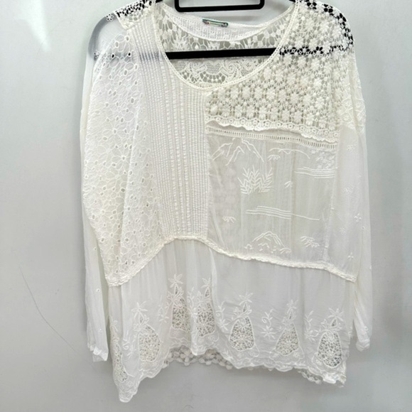 Johnny Was | Tops | Johnny Was Cottagecore Quiet Luxury Boho Oversized ...